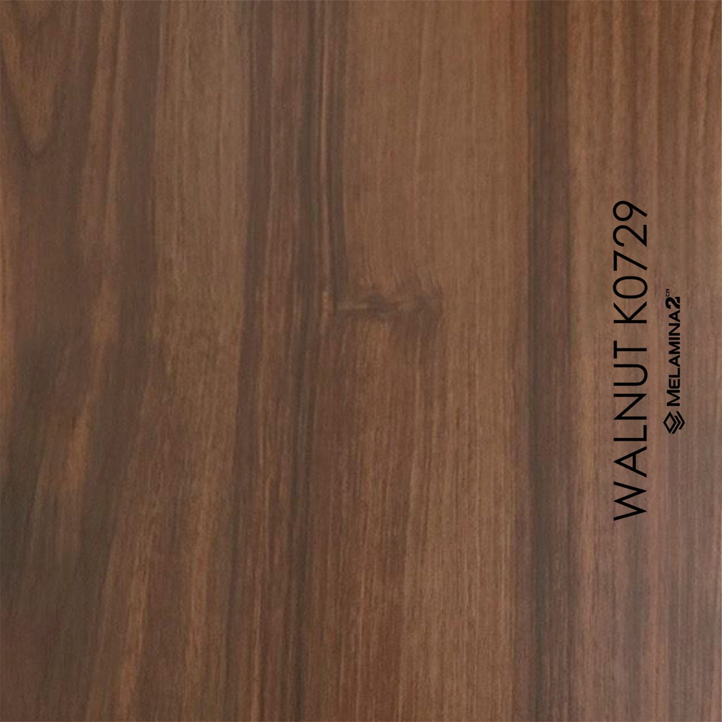 MELAMINA WALNUT 0729 STANDARD 19X207X280 ESPAÑOLA | Melamina2 CR